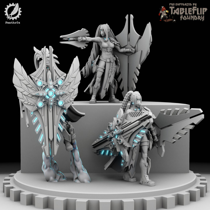 3D Printable Pack - Aurora Vanguard - Sergeant_P04 by feathr0z