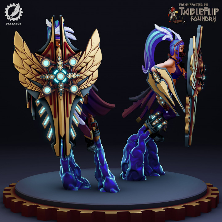 3D Printable Pack - Aurora Vanguard - Sergeant_P04 by feathr0z