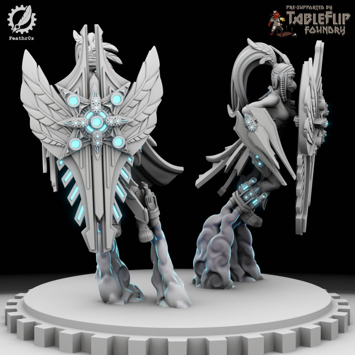 3D Printable Pack - Aurora Vanguard - Sergeant_P04 by feathr0z