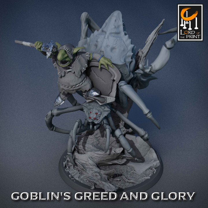 3D Printable Goblin Spider Monk A by Rescale Miniatures