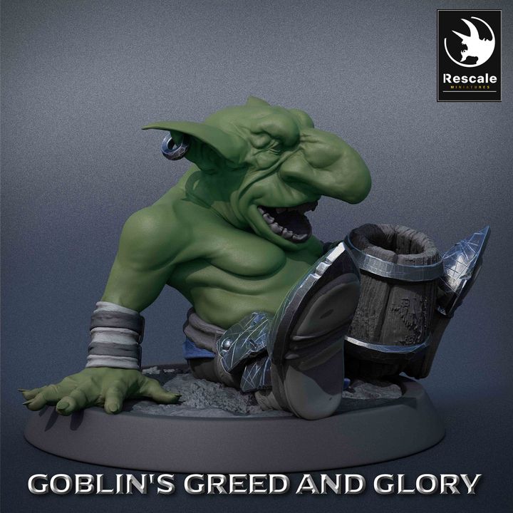 3D Printable Pack Goblin Party by Rescale Miniatures