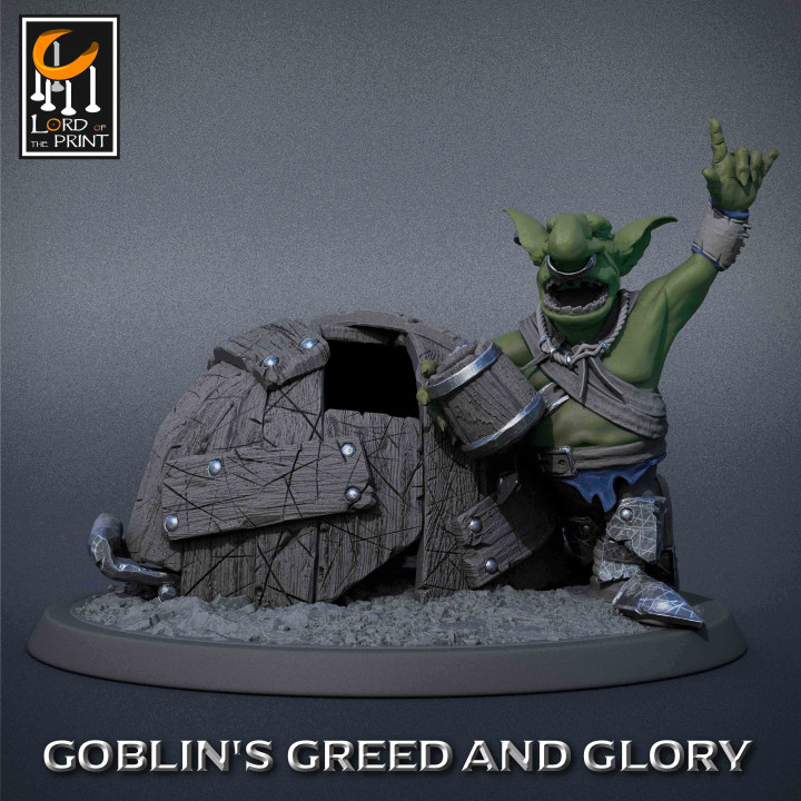 3D Printable Pack goblin Infantery 2 Inches by Rescale Miniatures