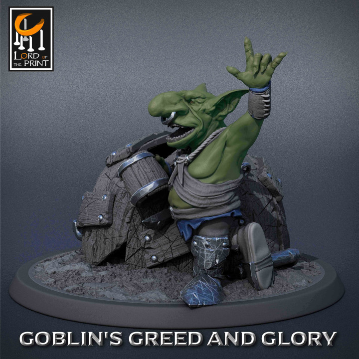 3D Printable Pack goblin Infantery 2 Inches by Rescale Miniatures