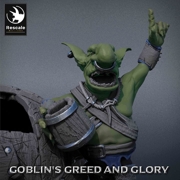 3D Printable Pack goblin Infantery 2 Inches by Rescale Miniatures
