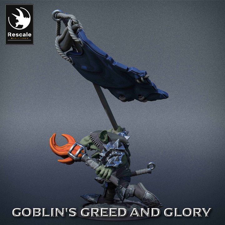 3D Printable Pack Goblin Support by Rescale Miniatures