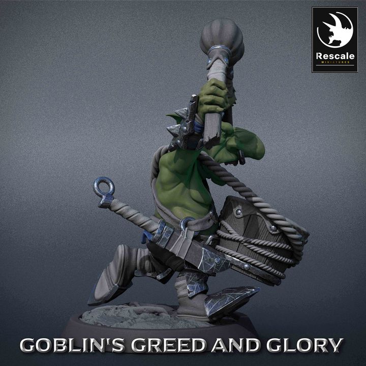 3D Printable Pack Goblin Support by Rescale Miniatures
