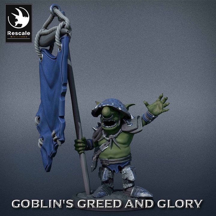 3D Printable Pack Goblin Support by Rescale Miniatures