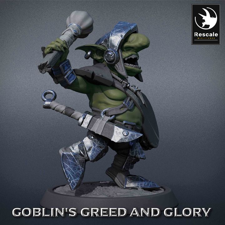 3D Printable Pack Goblin Support by Rescale Miniatures