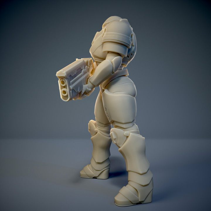 3D Printable Sergeant by Mad's Minis