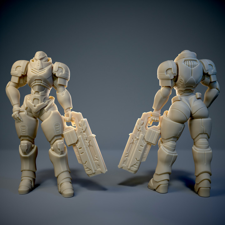 3D Printable Sergeant by Mad's Minis