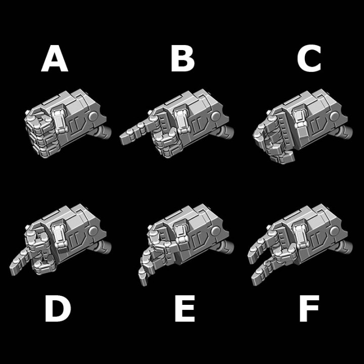 3D Printable COLDSTAR ENFORCER COMMANDER ONAGER FIST by The Custom Bit