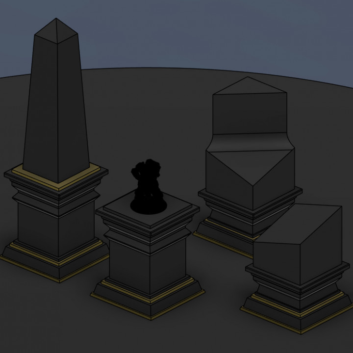 3D Printable Voroni Collective - Model Plinth by Alex