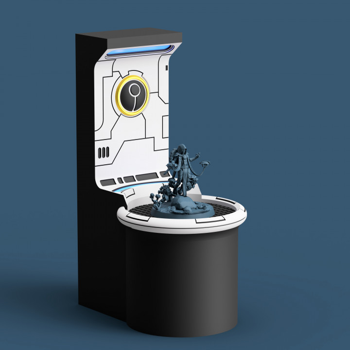 3D Printable Voroni Collective - Model Plinth by Alex