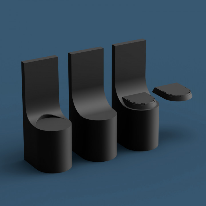 3D Printable Voroni Collective - Model Plinth by Alex