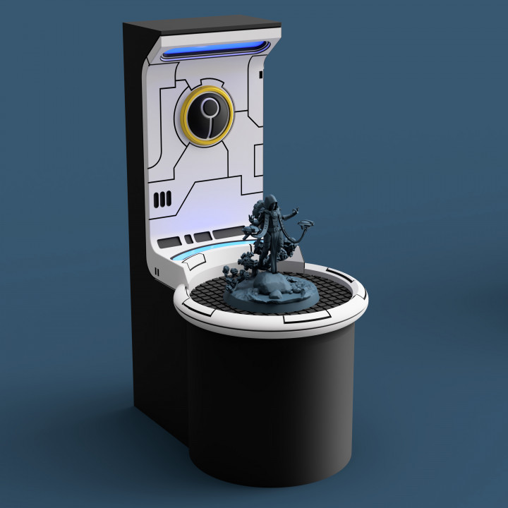 3D Printable Voroni Collective - Model Plinth by Alex