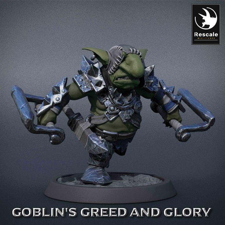 3D Printable Pack Goblin Tank by Rescale Miniatures