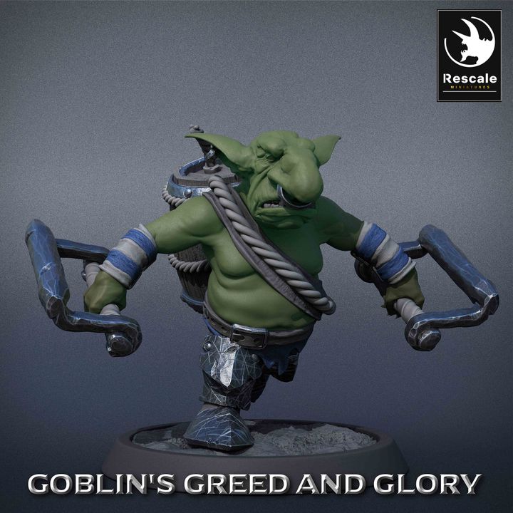 3D Printable Pack Goblin Tank by Rescale Miniatures