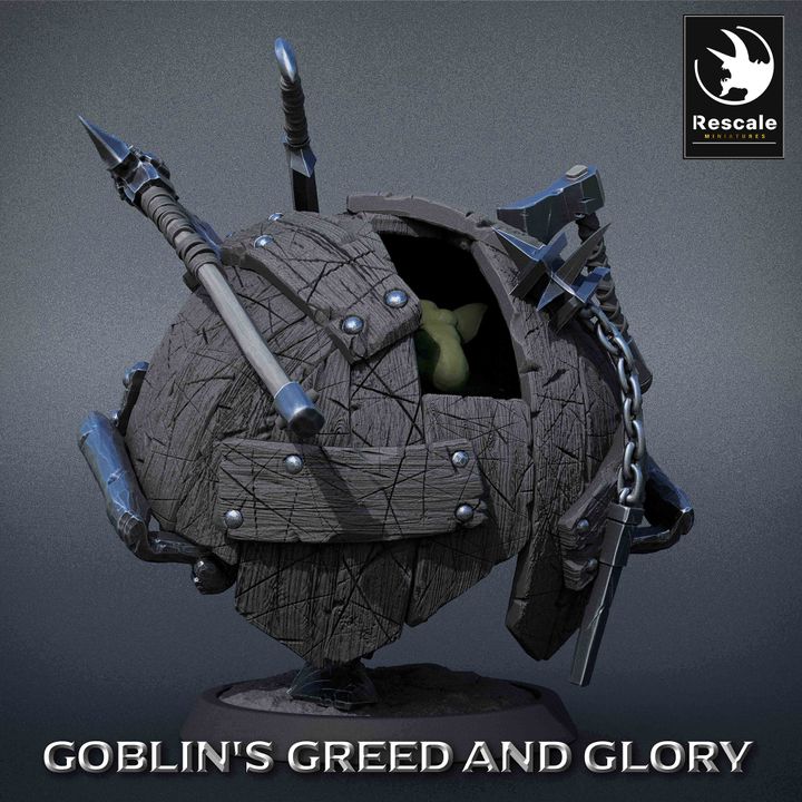 3D Printable Pack Goblin Tank by Rescale Miniatures