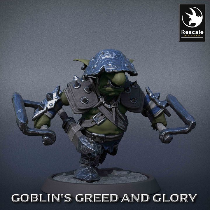 3D Printable Pack Goblin Tank by Rescale Miniatures