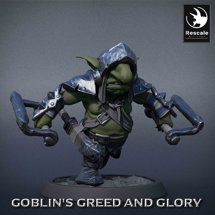 3D Printable Pack Goblin Tank by Rescale Miniatures