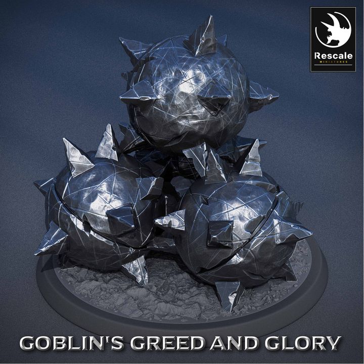 3D Printable Goblin Props by Rescale Miniatures