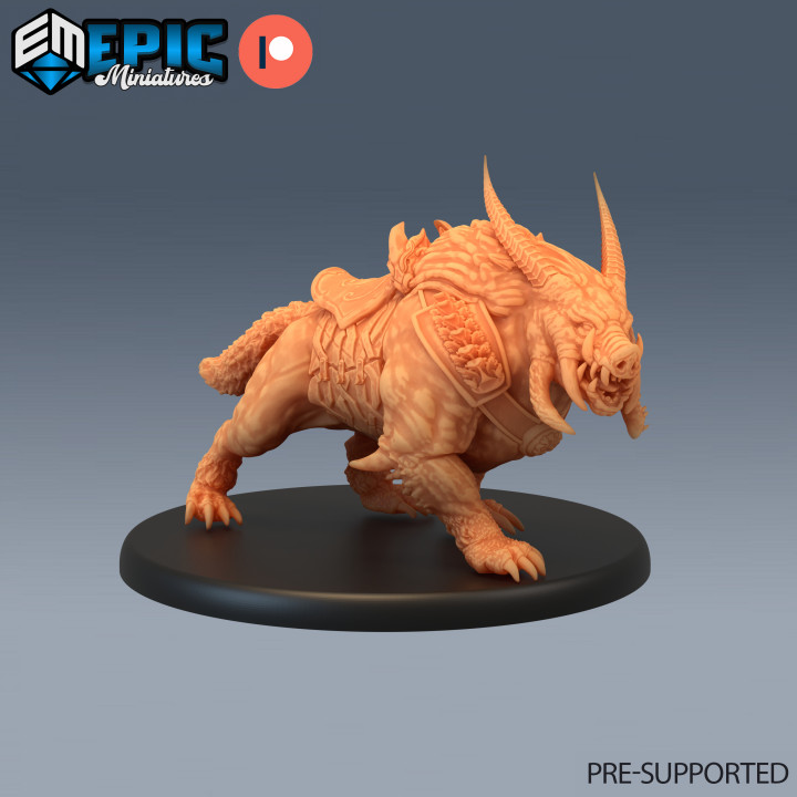 3D Printable Arctic Mount Set / Mammoth / Boar / Deer King / Snow Moose ...