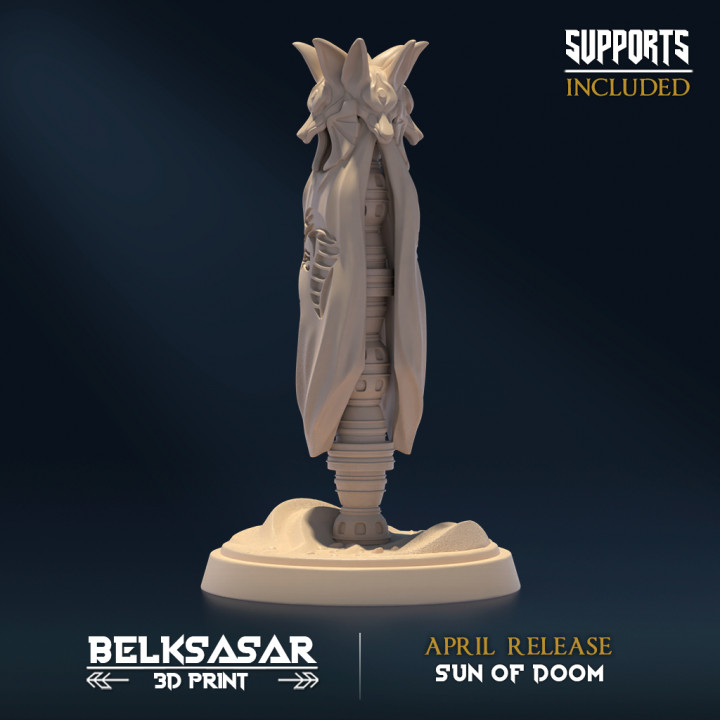 3D Printable Doom Sun Banner by Belksasar