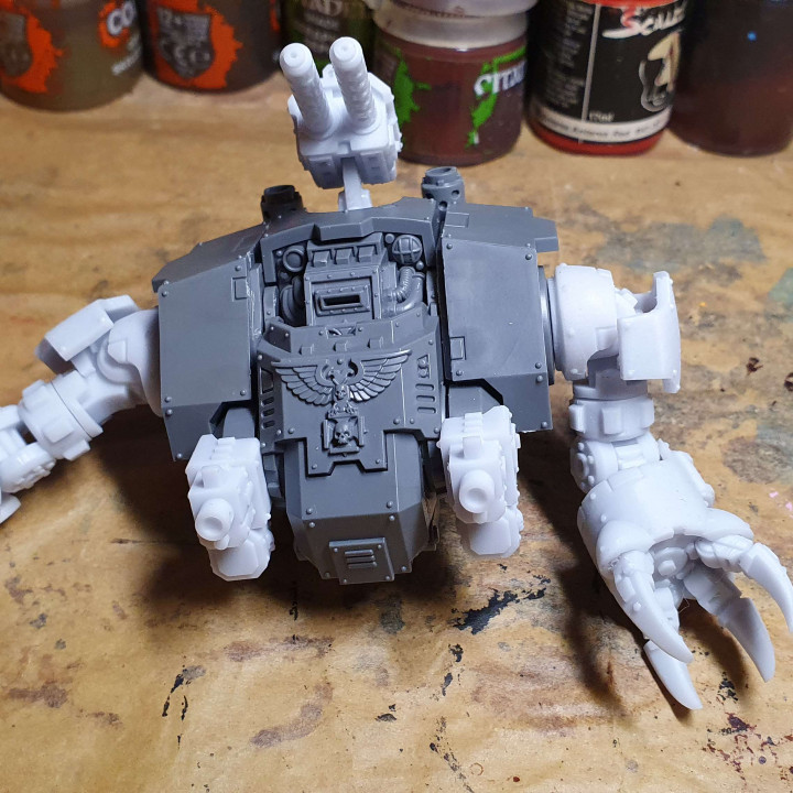 3D Print of POH COMBAT BIG ROBOT ARMOUR UPGRADE KIT by GirlPainting