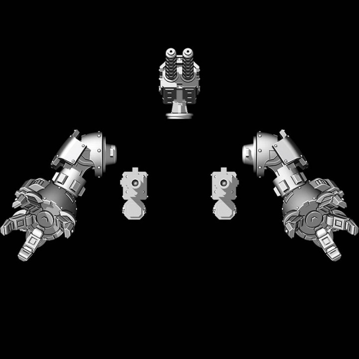 3D Printable POH COMBAT BIG ROBOT ARMOUR UPGRADE KIT by The Custom Bit