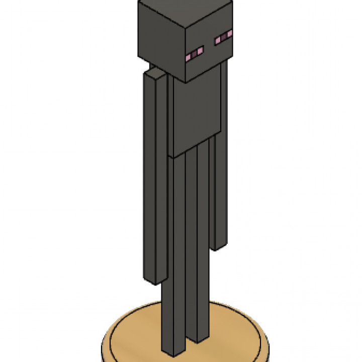 3D Printable Enderman minecraft by riyad boussifi