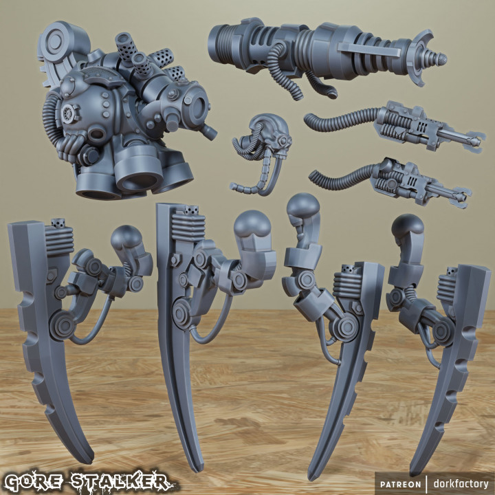 3D Printable Gore Walker by Dorkfactory Miniatures