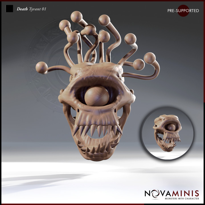 3D Printable Death Tyrant 01 by NovaMinis