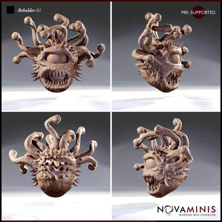 3D Printable Beholder 01 by NOVAMINIS