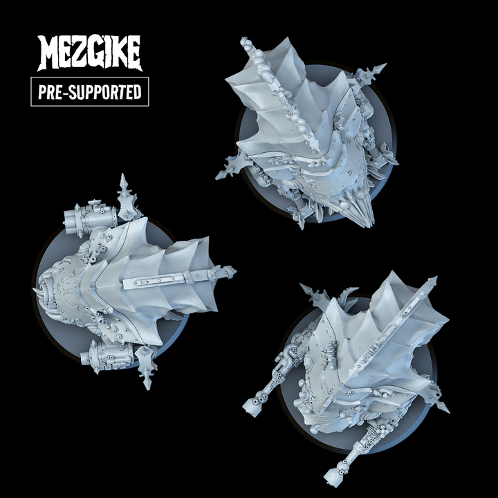 3D Printable Death tide drones (pre-supported) by MEZGIKE