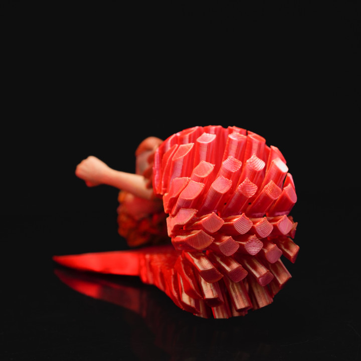 3D Printable Articulated Mermaid Dara by Stlflix