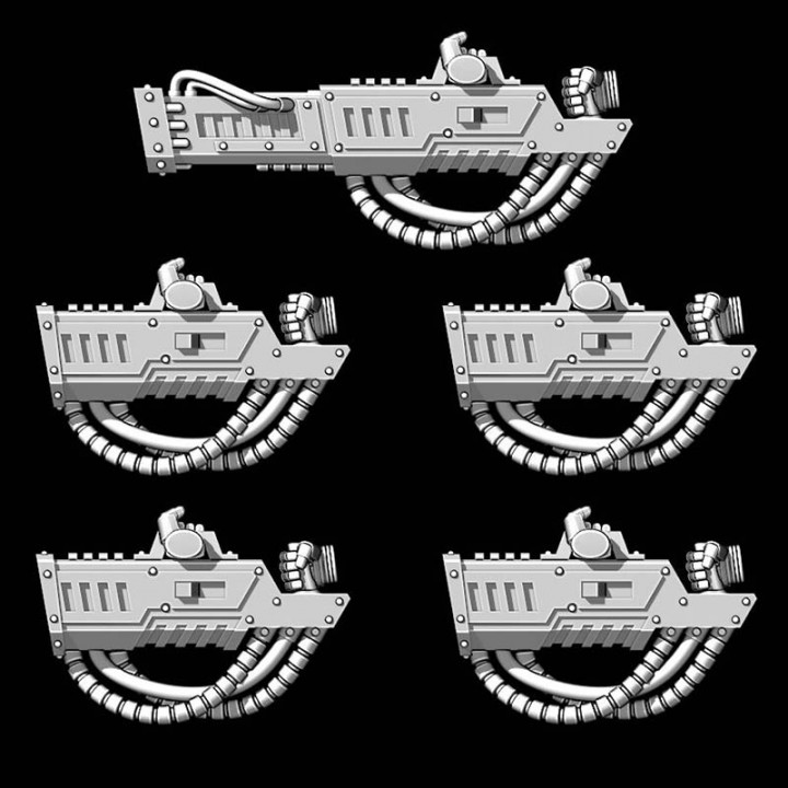 3D Printable DOH SONIC WEAPONS by The Custom Bit