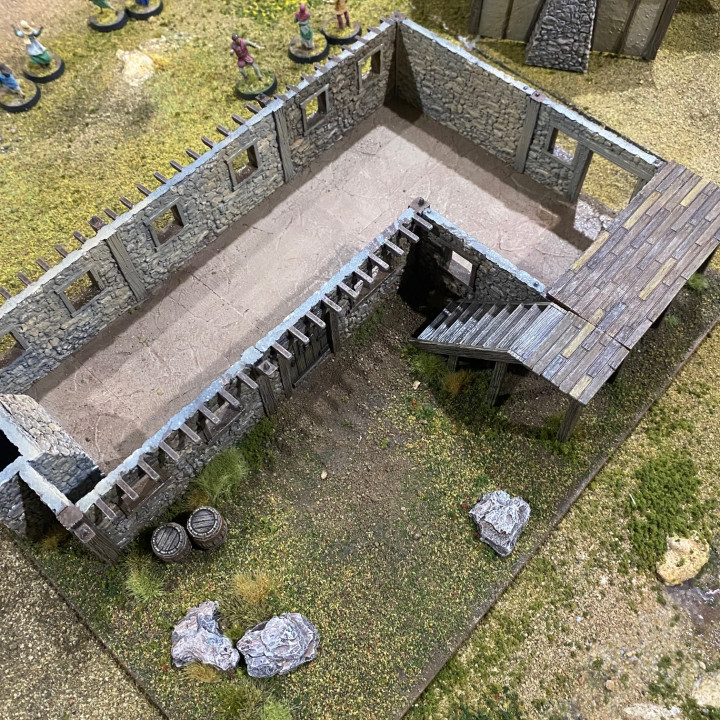 3D Printable 28mm Inn (for small resin printers) by Reconquer Designs