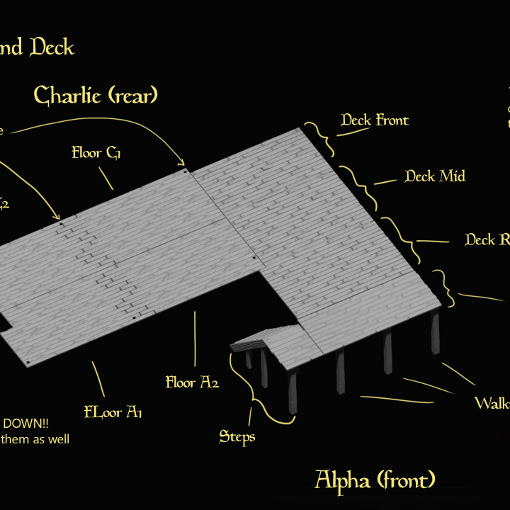 3D Printable 28mm Inn (for small resin printers) by Reconquer Designs