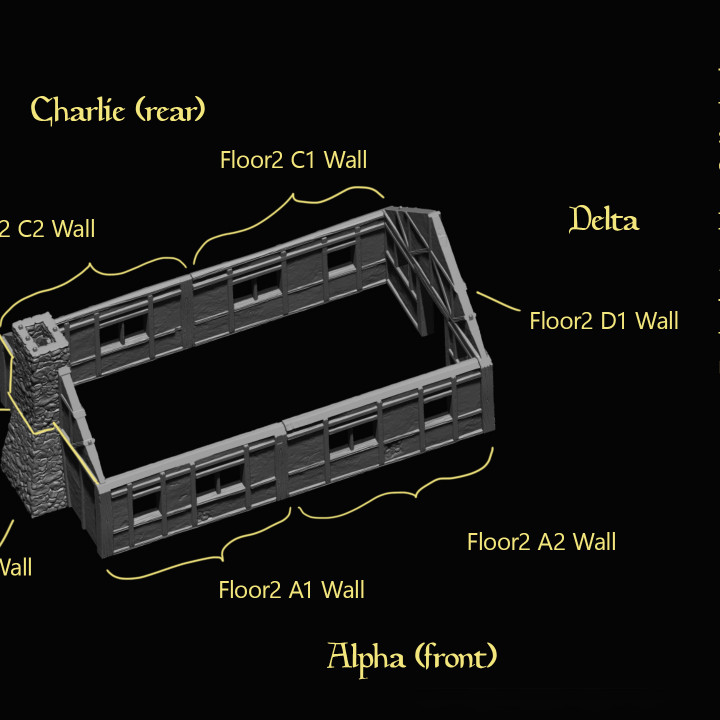 3D Printable 28mm Inn (for small resin printers) by Reconquer Designs