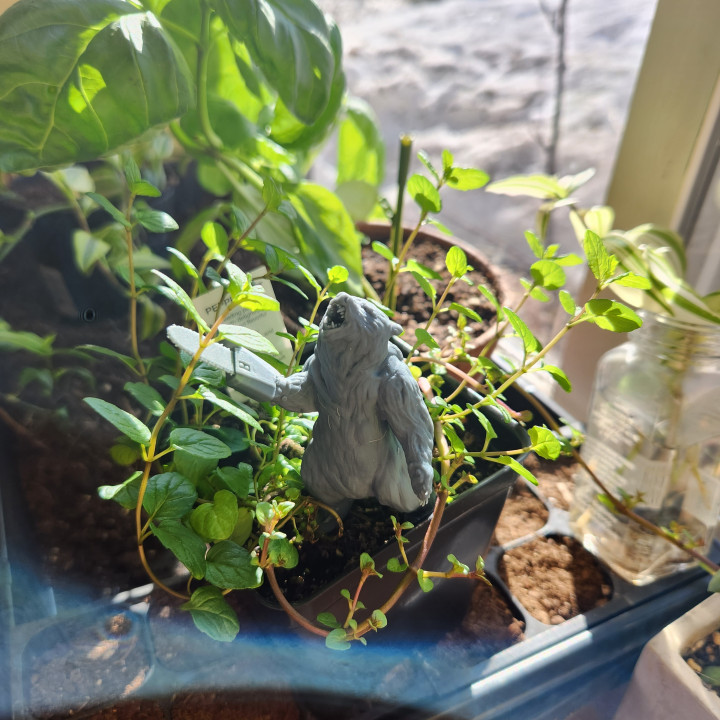 3D Printable Experiment 241 (Chainsaw Bear), Augmented Abomination by ...