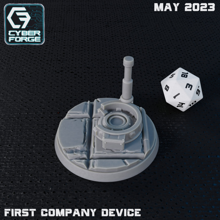 3D Printable Cyber Forge May 2023 by Titan Forge Miniatures