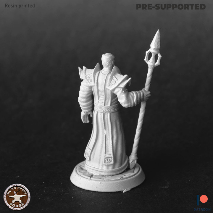 3D Printable Arcanist Mage Two Models by My3DPrintForge