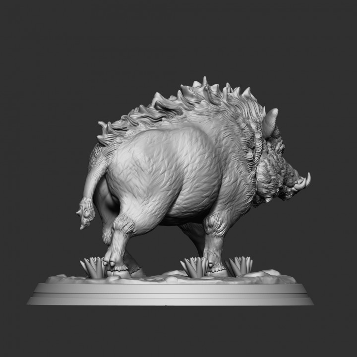 3D Printable WILD BOAR by YD STUDIO