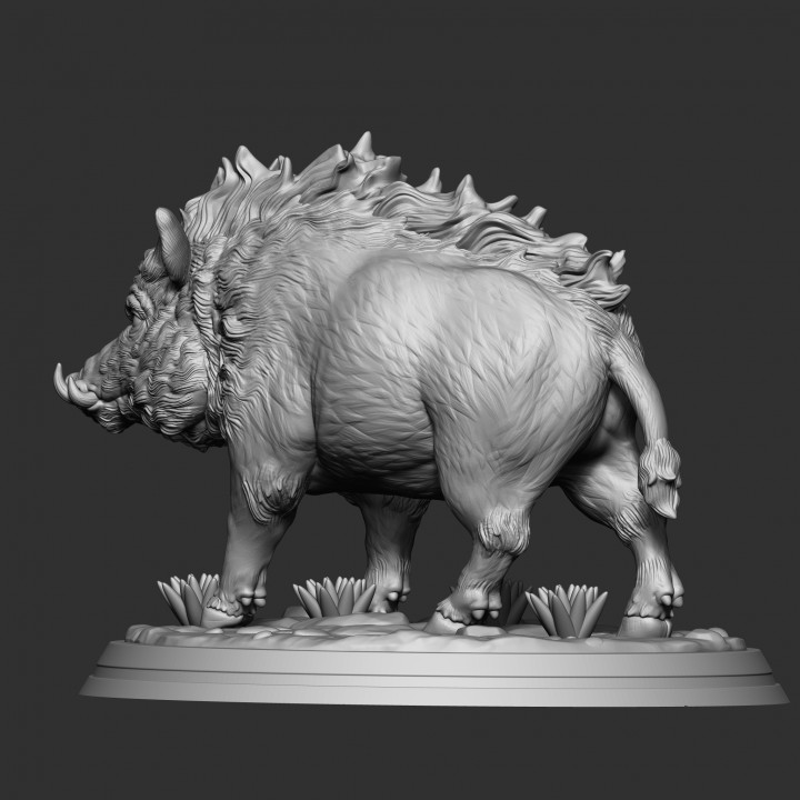 3D Printable WILD BOAR by YD STUDIO