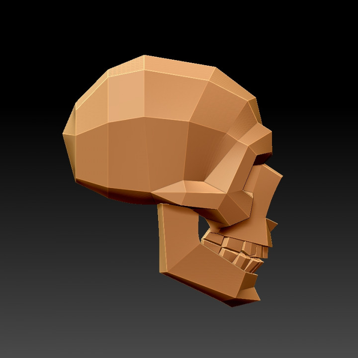 3D Printable scull by Dmitry Tishchenkov