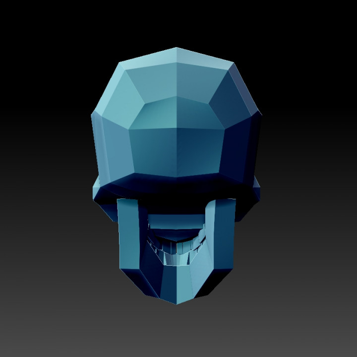 3D Printable scull by Dmitry Tishchenkov