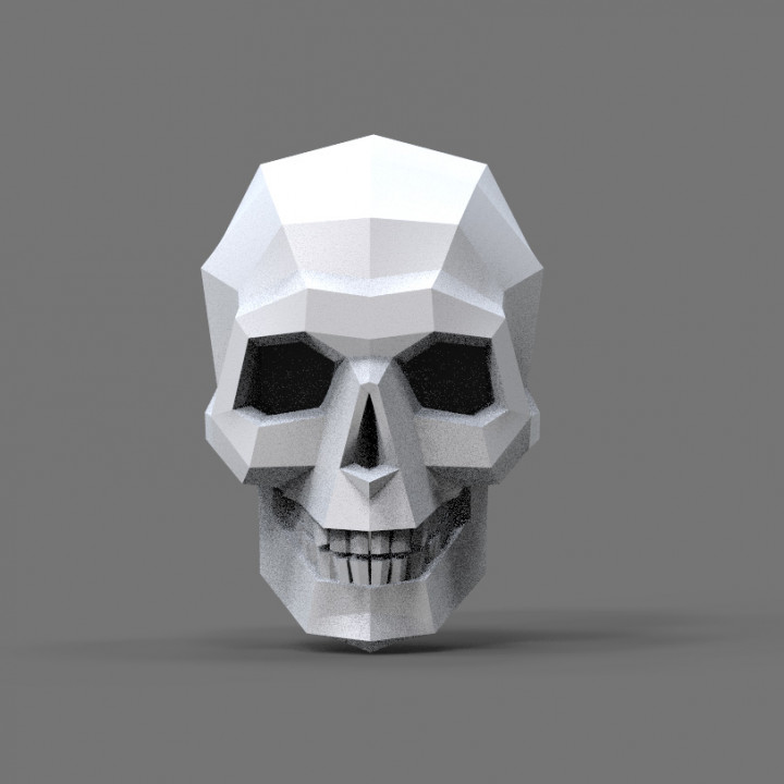 3D Printable scull by Dmitry Tishchenkov