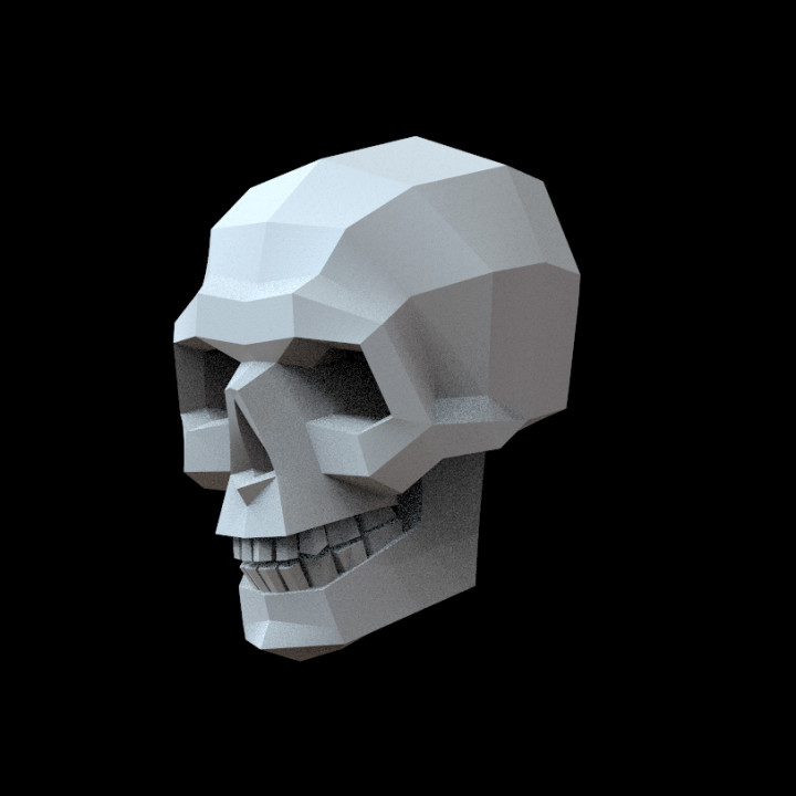 3D Printable scull by Dmitry Tishchenkov