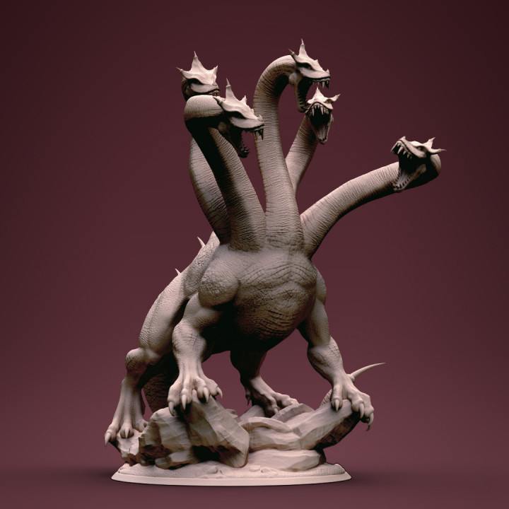3D Printable Hydra by clynche art