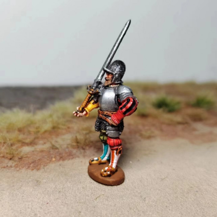 3D Printable Doppelsoldner Landsknecht by Wargames Atlantic